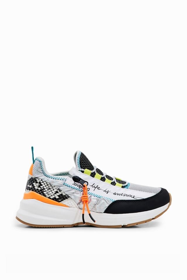 デシグアル（Desigual）/MOONZIPPER SNAKE PUスニーカーローカット