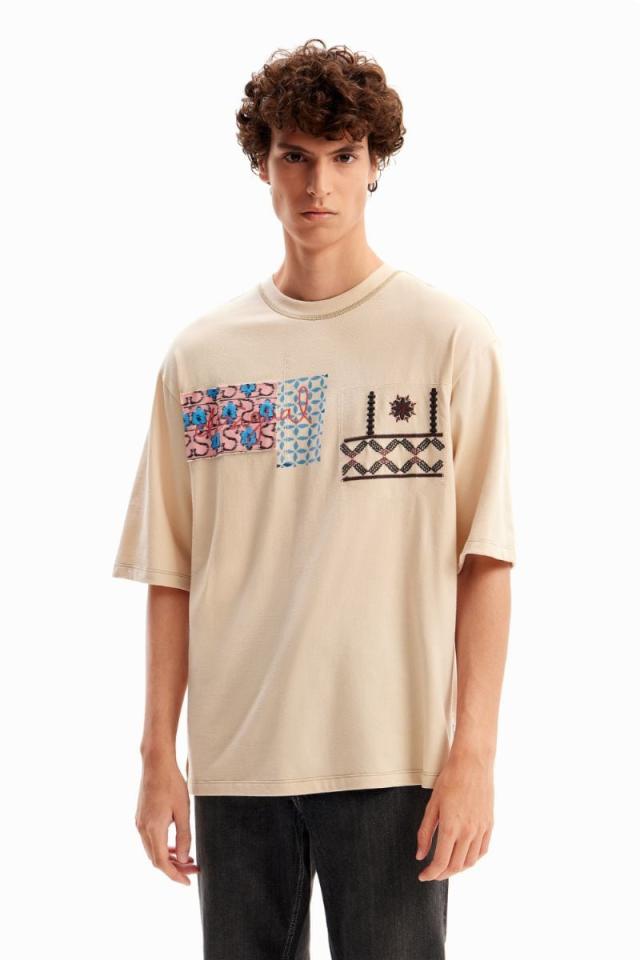 デシグアル（Desigual）/メッセージパッチ Tシャツ