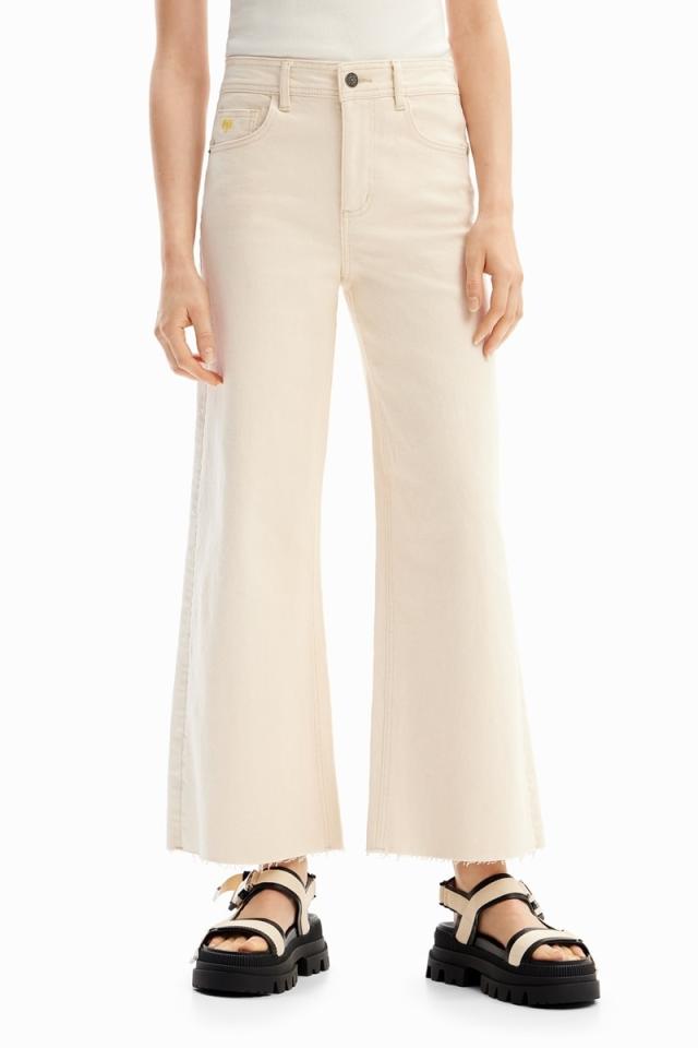 デシグアル（Desigual）/クロップド キュロットジーンズ