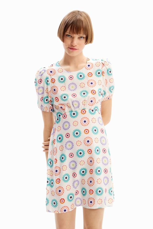 デシグアル（Desigual）/幾何学模様 ショートワンピース