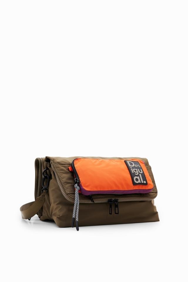 デシグアル（Desigual）/多機能ポケット付きナイロン製コンバーチブルバックパック