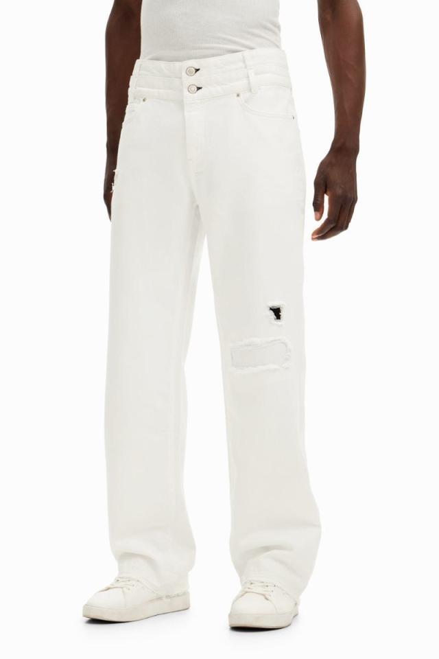 【NEW】デシグアル（Desigual）/KANSAS デニムロングパンツ