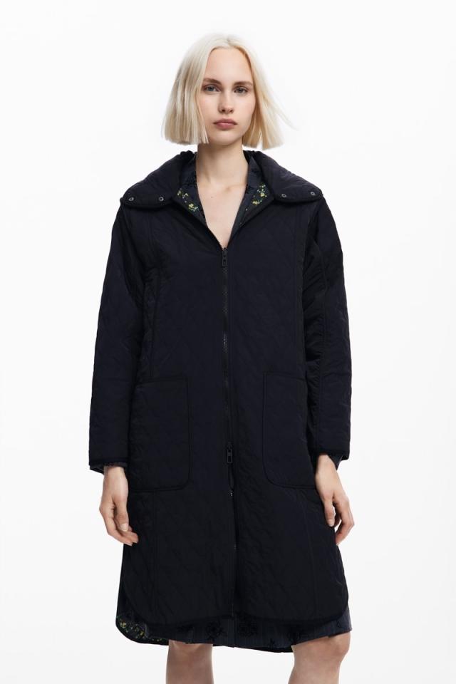 デシグアル（Desigual）/ODENSE パッド入りロングオーバーコート