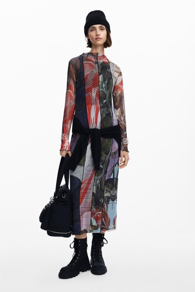 デシグアル（Desigual）/CARSON ワンピースロングスリーブ