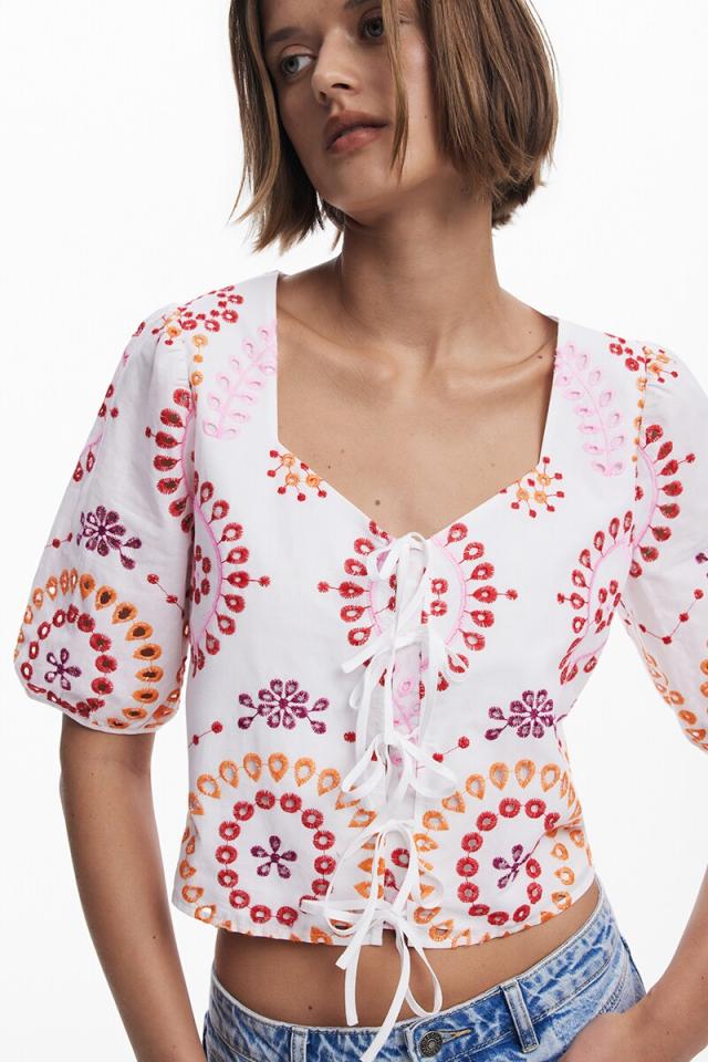 デシグアル（Desigual）/LAZOS ショートスリーブブラウス