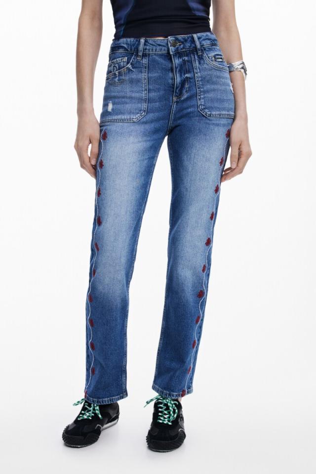 デシグアル（Desigual）/CENEFA デニムロングパンツ