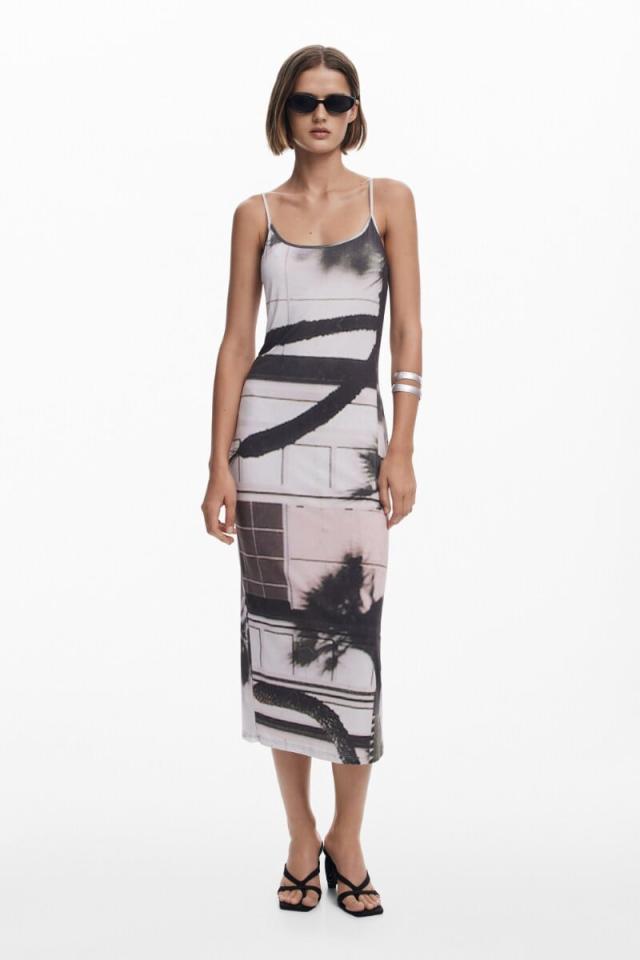 デシグアル（Desigual）/【5サイズ展開/XS/XL/大きいサイズ】アーティミディ キャミワンピース