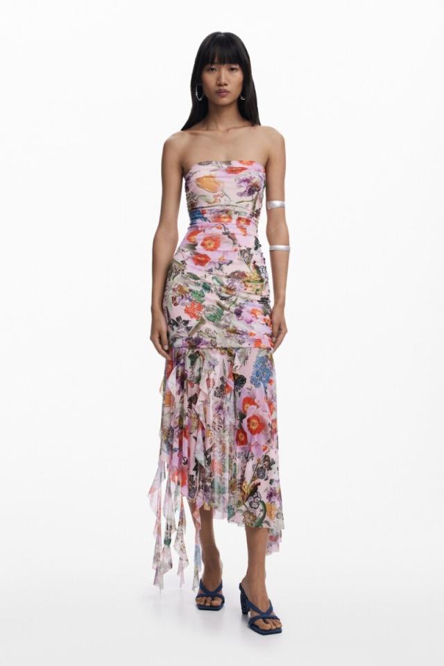 デシグアル（Desigual）/Mr． Christian Lacroix ストラップレスワンピース