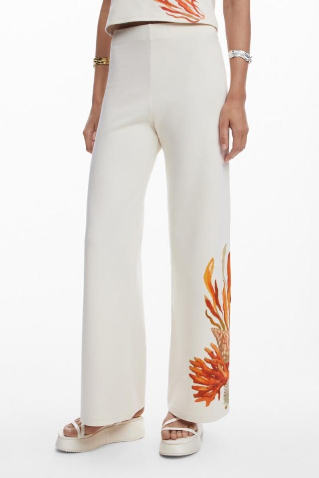 デシグアル（Desigual）/シェル付きストレッチパンツ