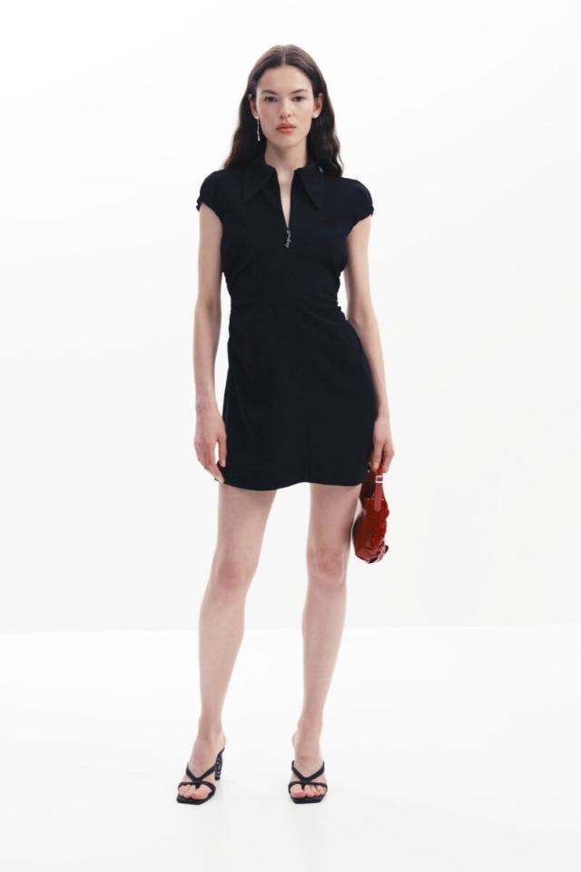 デシグアル（Desigual）/【5サイズ展開/XS/XL/大きいサイズ】ジッパー付きショートドレス