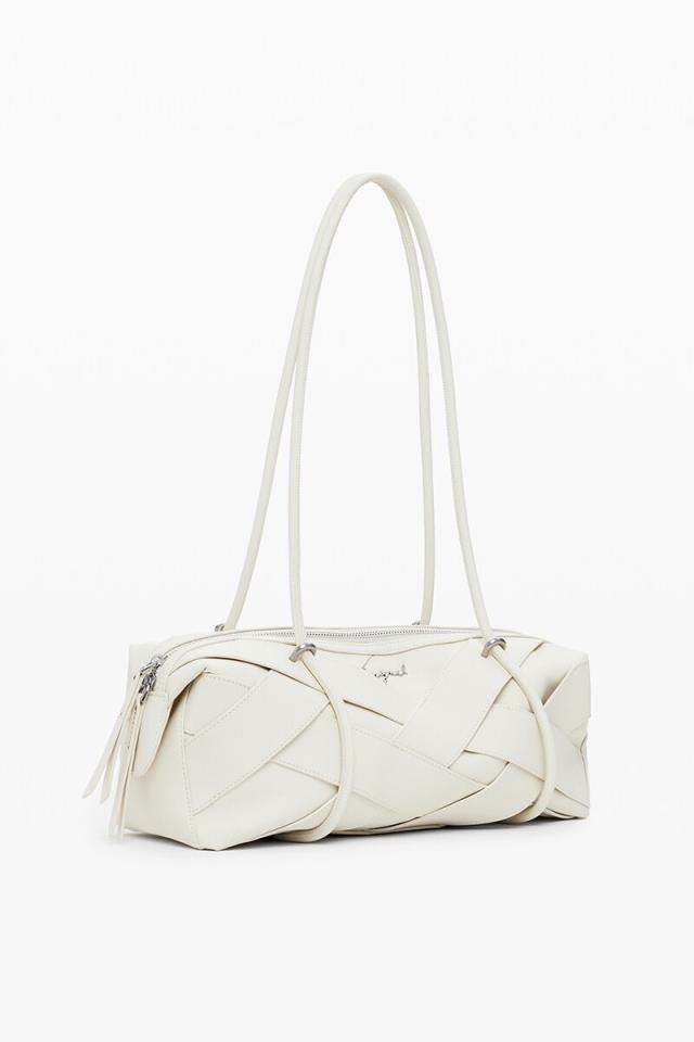 デシグアル（Desigual）/編み込みミディアムショルダーバッグ