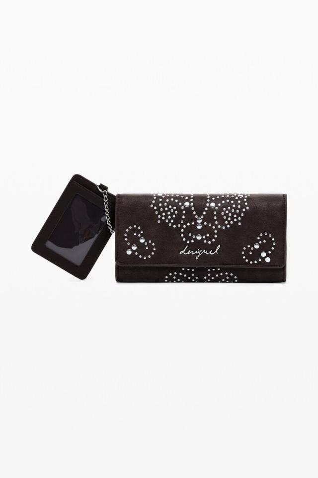 デシグアル（Desigual）/カードホルダー付スタッズウォレット