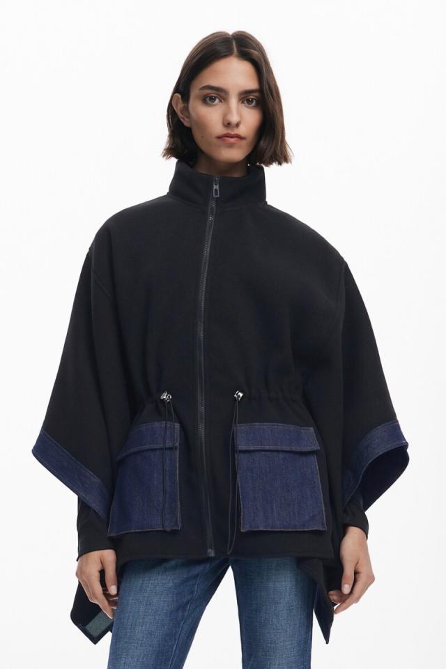 デシグアル（Desigual）/デニムポンチョ