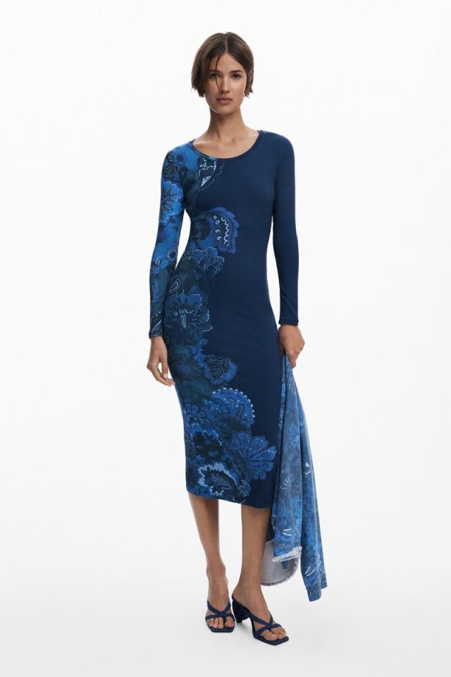 デシグアル（Desigual）/【5サイズ展開/XS/XL】曼荼羅フィットドレス