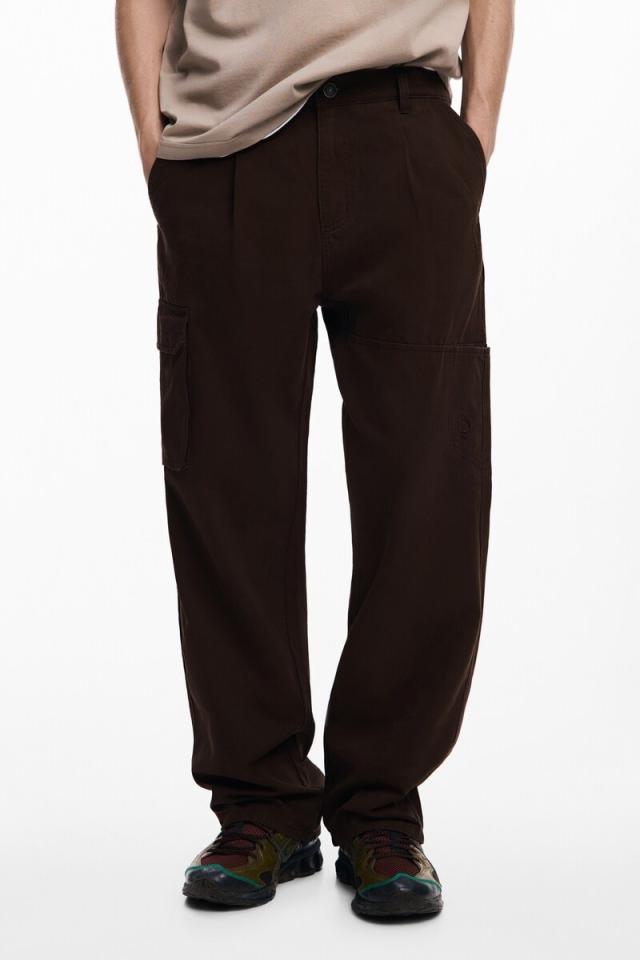 デシグアル（Desigual）/【6サイズ展開/28−38】パッチ付きカーゴパンツ