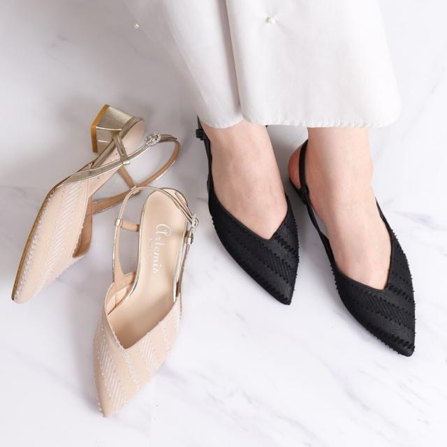 アルテミス by ダイアナ（artemis by DIANA）/【25秋冬新作】ポインテッドトゥ　バックストラップパンプス