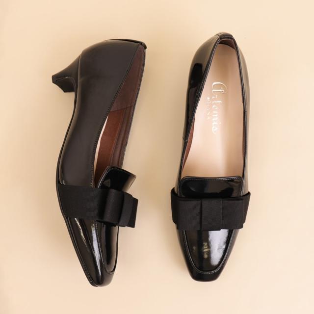 アルテミス by ダイアナ（artemis by DIANA）/【25秋冬新作】グログランリボン　ローヒールローファー