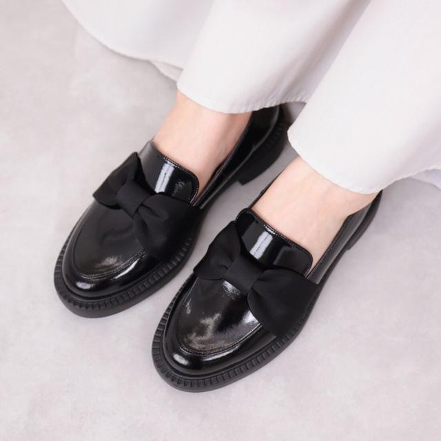 アルテミス by ダイアナ（artemis by DIANA）/【25秋冬新作】グログランリボン厚底ローファー