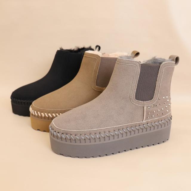 アルテミス by ダイアナ（artemis by DIANA）/【軽量】厚底フェイクムートンブーツ