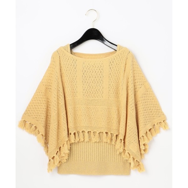 グレースコンチネンタル（GRACE CONTINENTAL）/ポンチョsetニットトップ