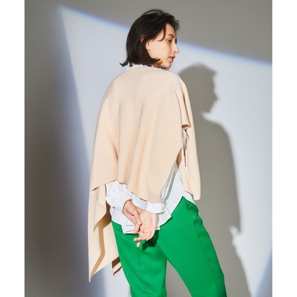 グレースコンチネンタル（GRACE CONTINENTAL）/リブポンチョストール