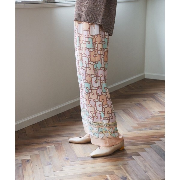 グレースコンチネンタル（GRACE CONTINENTAL）/キカプリントイージーパンツ