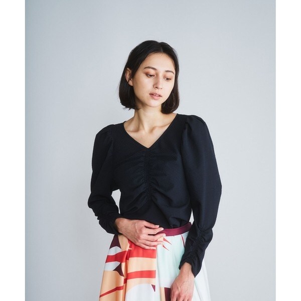 グレースコンチネンタル（GRACE CONTINENTAL）/サッカーシャーリングトップ