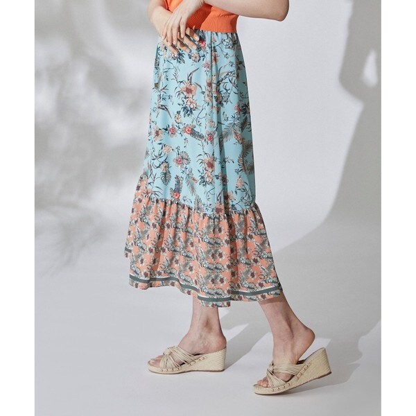 グレースコンチネンタル（GRACE CONTINENTAL）/サマーフラワープリントスカート