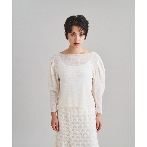 グレースコンチネンタル（GRACE CONTINENTAL）/シャーリングシアートップ