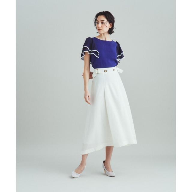 グレースコンチネンタル（GRACE CONTINENTAL）/トリアセリネンフレアスカート