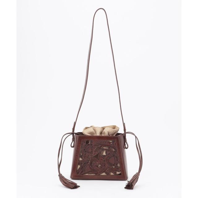 グレースコンチネンタル（GRACE CONTINENTAL）/Cutwork box Bag