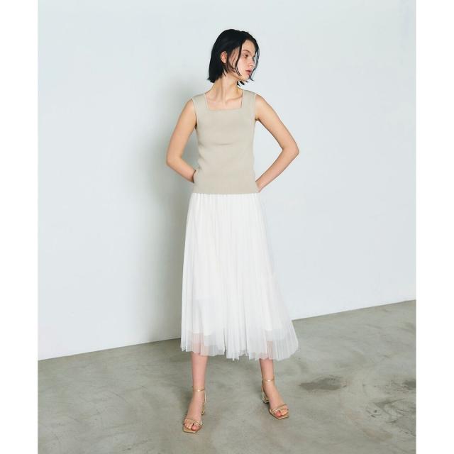 グレースコンチネンタル（GRACE CONTINENTAL）/ティアードラップチュールスカート
