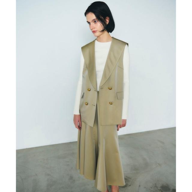 グレースコンチネンタル（GRACE CONTINENTAL）/セーラーカラーサテンベスト