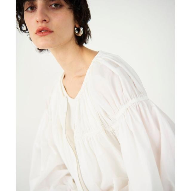 グレースコンチネンタル（GRACE CONTINENTAL）/ギャザータフタブルゾン