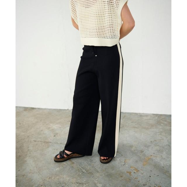 グレースコンチネンタル（GRACE CONTINENTAL）/バイカラーニットパンツ