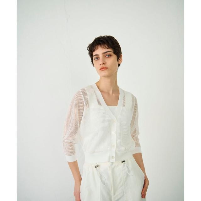 グレースコンチネンタル（GRACE CONTINENTAL）/メッシュニットカーディガン