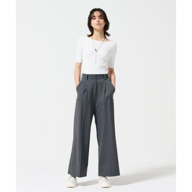 グレースコンチネンタル（GRACE CONTINENTAL）/リブカシュクールニットトップ