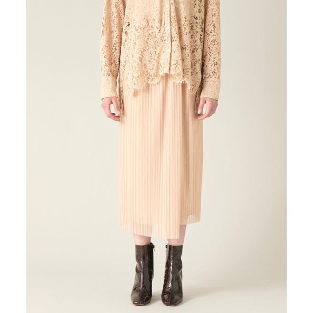 グレースコンチネンタル（GRACE CONTINENTAL）/チュールタイトプリーツスカート