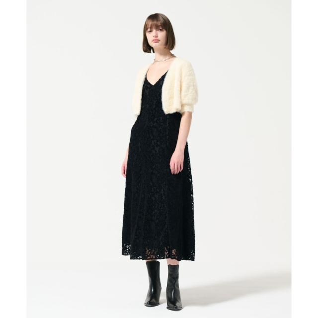 グレースコンチネンタル（GRACE CONTINENTAL）/フェザースリーブニットカーディガン