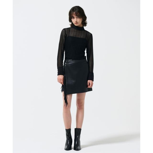 グレースコンチネンタル（GRACE CONTINENTAL）/フリンジミニスカート