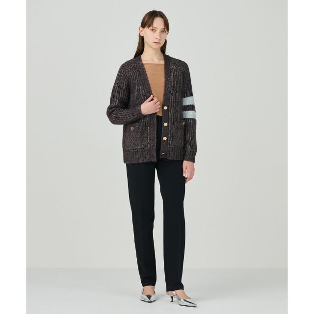 グレースコンチネンタル（GRACE CONTINENTAL）/ラメニットカーディガン