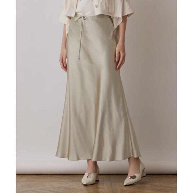 グレースコンチネンタル（GRACE CONTINENTAL）/サテンストレッチイージースカート