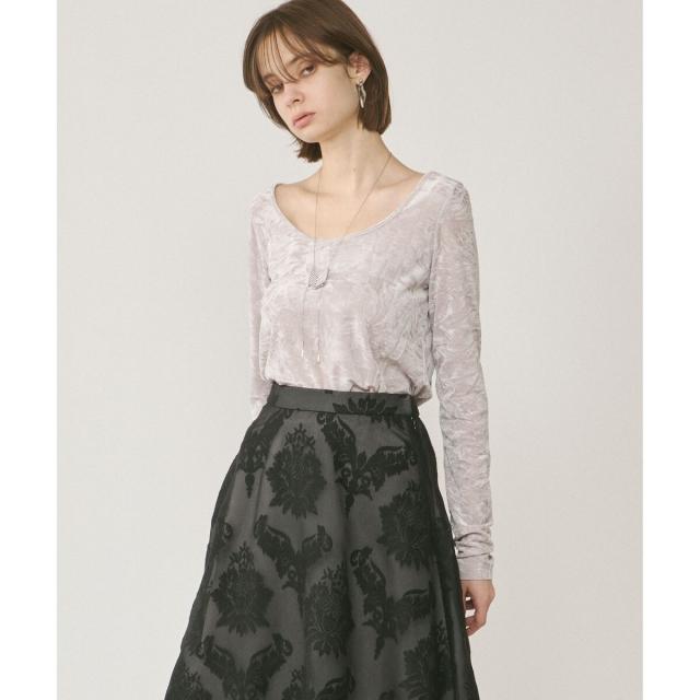 グレースコンチネンタル（GRACE CONTINENTAL）/クラッシュベロアカットトップ