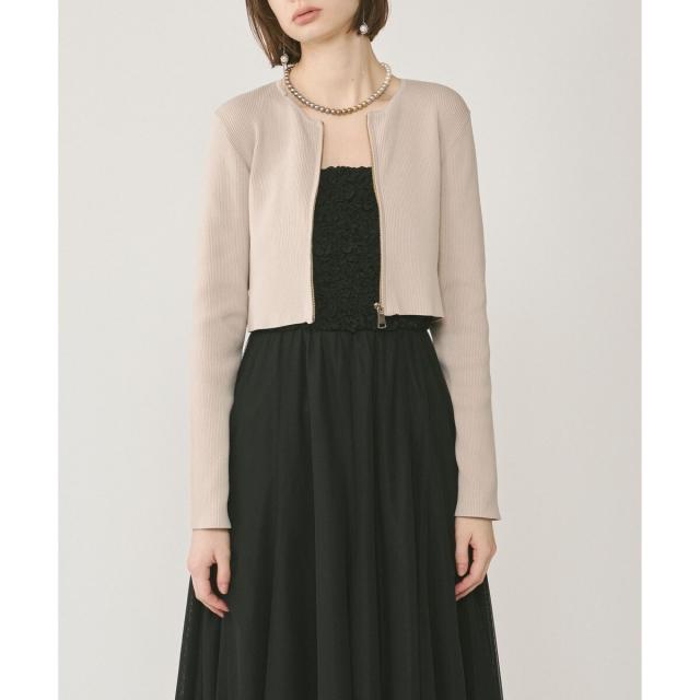 グレースコンチネンタル（GRACE CONTINENTAL）/ショートリブニットカーディガン