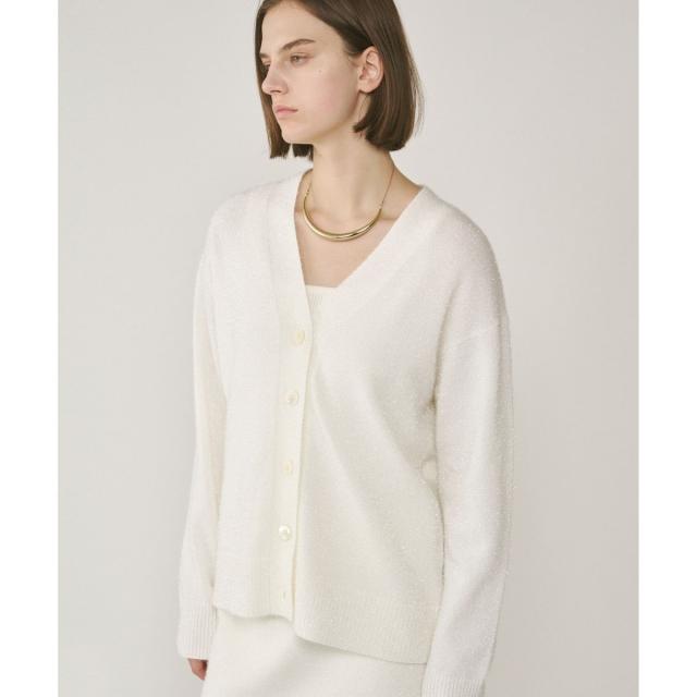 グレースコンチネンタル（GRACE CONTINENTAL）/フィルムヤーンニットカーディガン