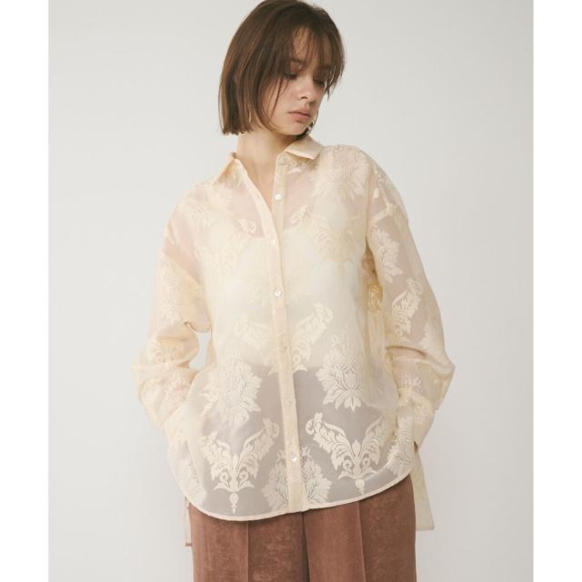 グレースコンチネンタル（GRACE CONTINENTAL）/オーナメントオーバーシャツ