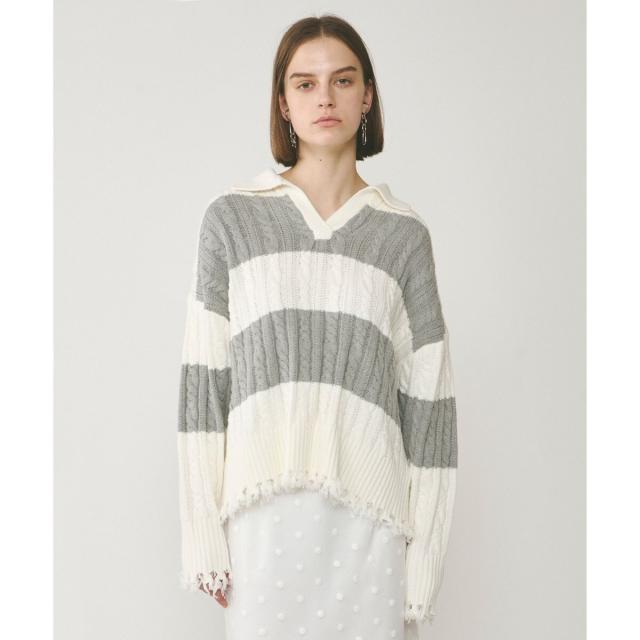 グレースコンチネンタル（GRACE CONTINENTAL）/アランポロニットトップ