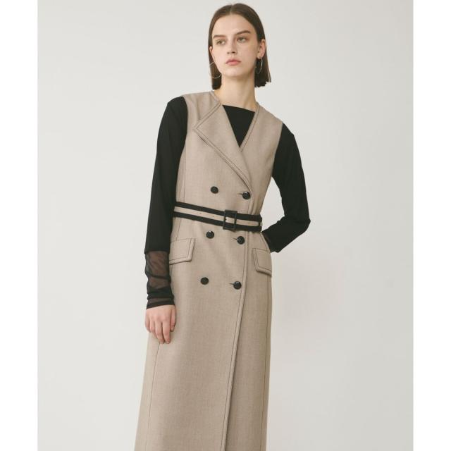 グレースコンチネンタル（GRACE CONTINENTAL）/アシンメトリーカラーワンピース