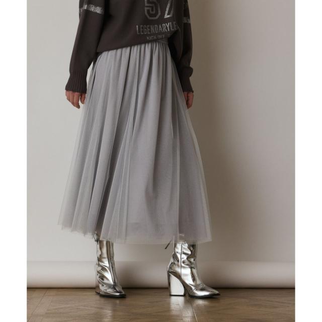 グレースコンチネンタル（GRACE CONTINENTAL）/ラメチュールスカート