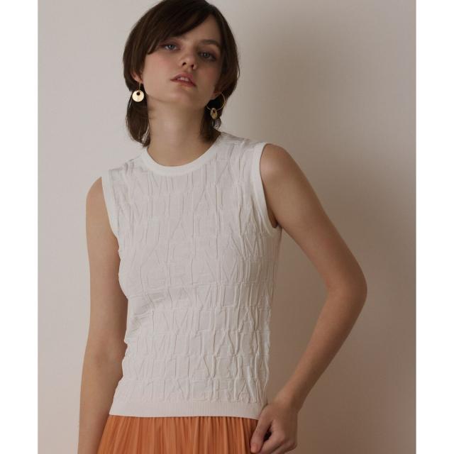 グレースコンチネンタル（GRACE CONTINENTAL）/モノグラムニットトップ